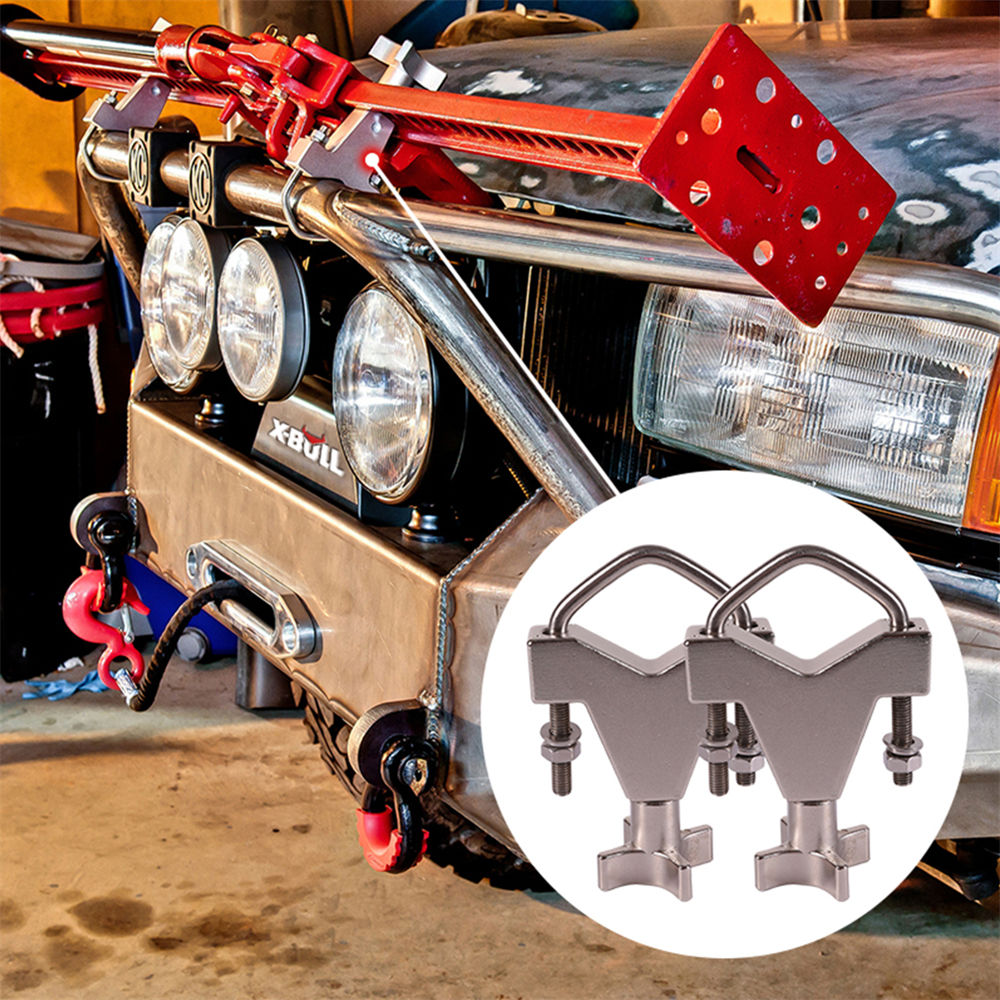 X-BULL 110 Lbs High Lift Jack Mounting System Adjustable 2-3 Tube Mount ...