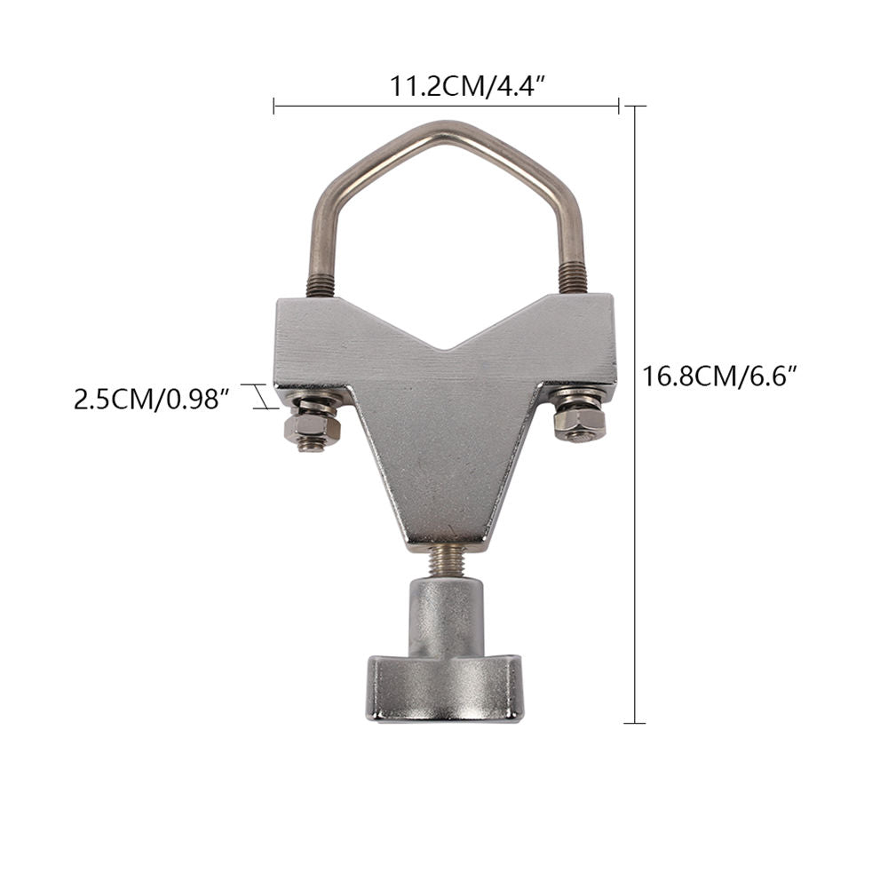 X-BULL 110 Lbs High Lift Jack Mounting System Adjustable 2-3 Tube Mount ...